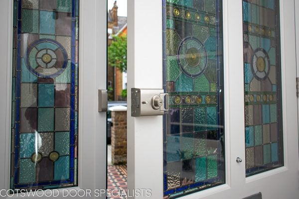 Extra wide entrance door and frame