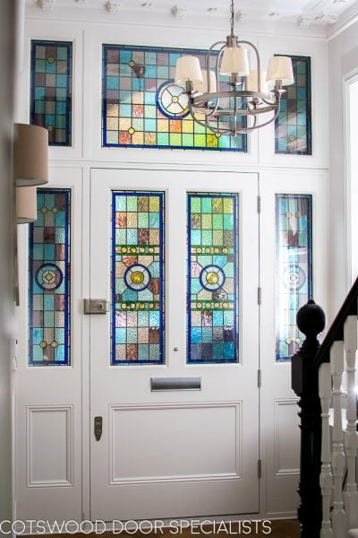 Extra wide entrance door and frame