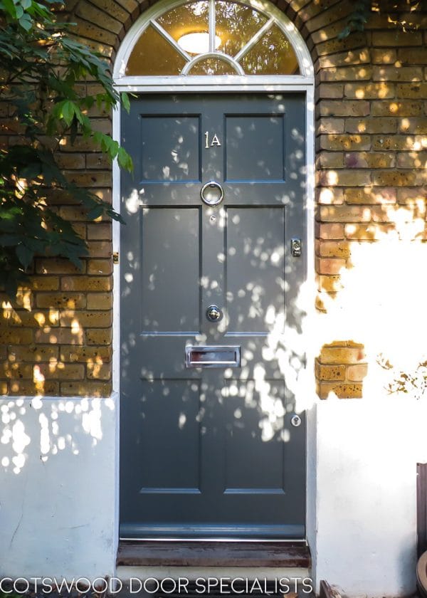 Georgian London door with fanlight frame - Cotswood Doors London