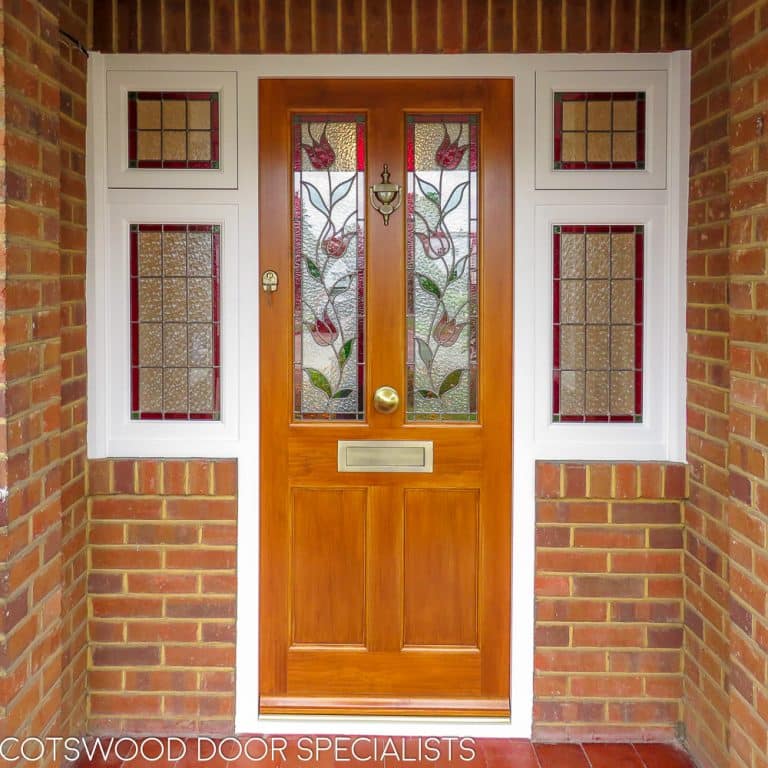 Accoya door and sidelight window frame