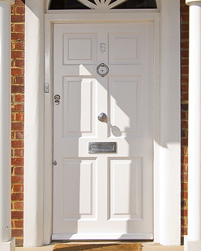 White Georgian front door - Cotswood Doors London