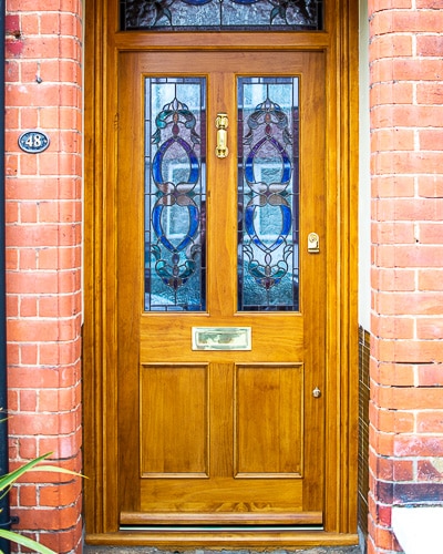 Natural Victorian Door - Cotswood Doors London