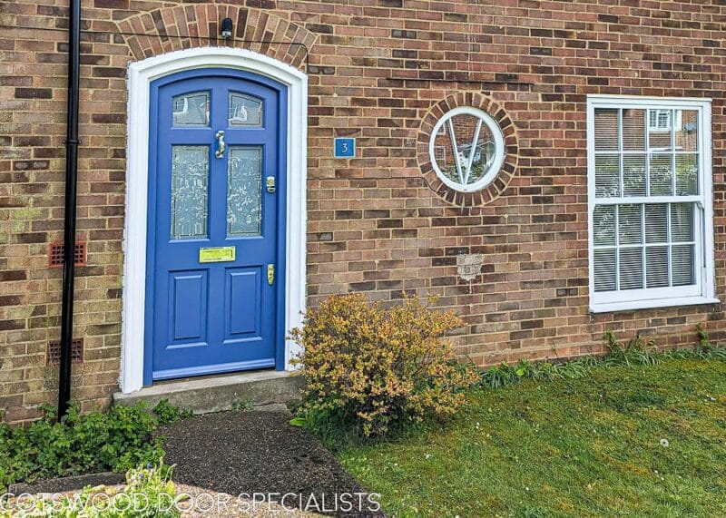 Arched Georgian front door - Cotswood Doors London