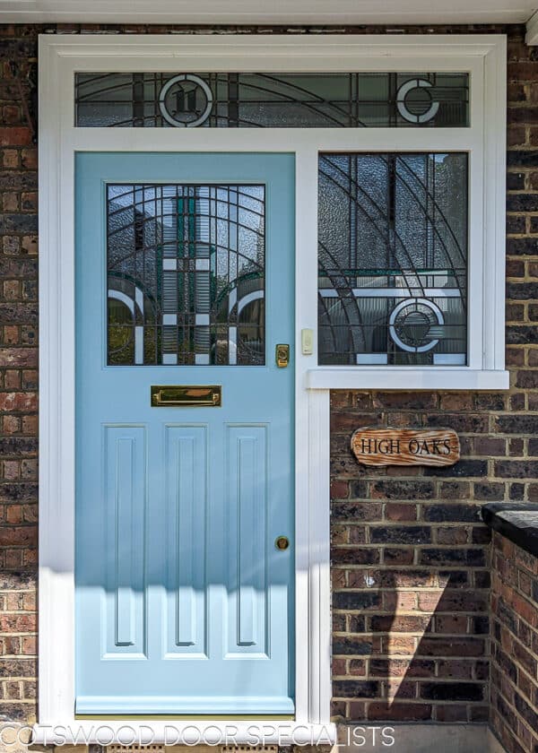 Art Deco front entrance - Cotswood Doors London