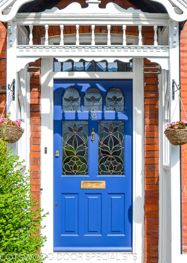 Edwardian botanic front door - Cotswood Doors London
