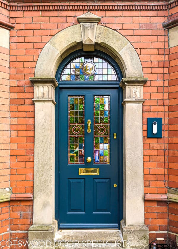 Leadlight Victorian front door - Cotswood Doors London