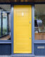 Yellow contemporary front door - Cotswood Doors London